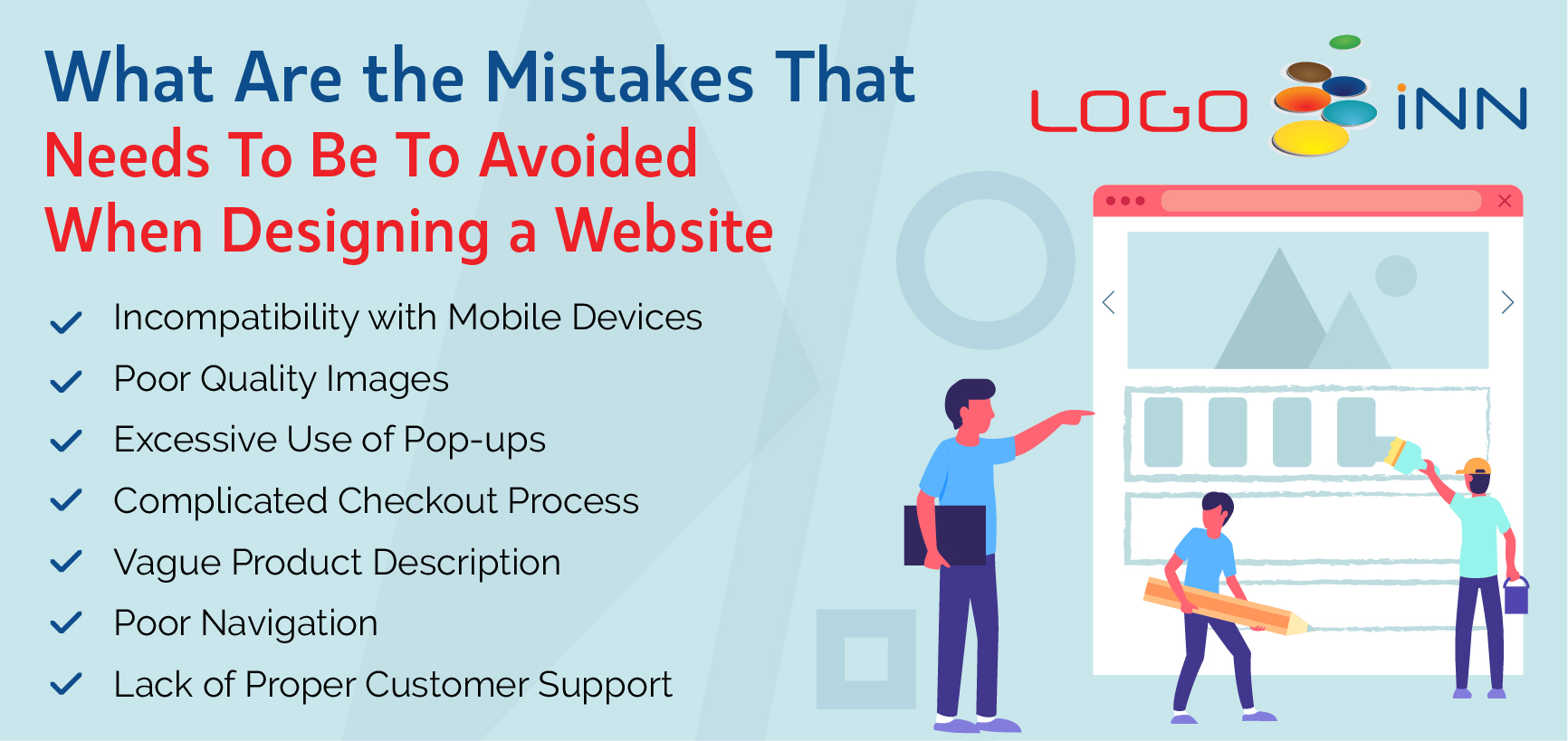 What Are the Mistakes That Needs To Be To Avoided When Designing a Website